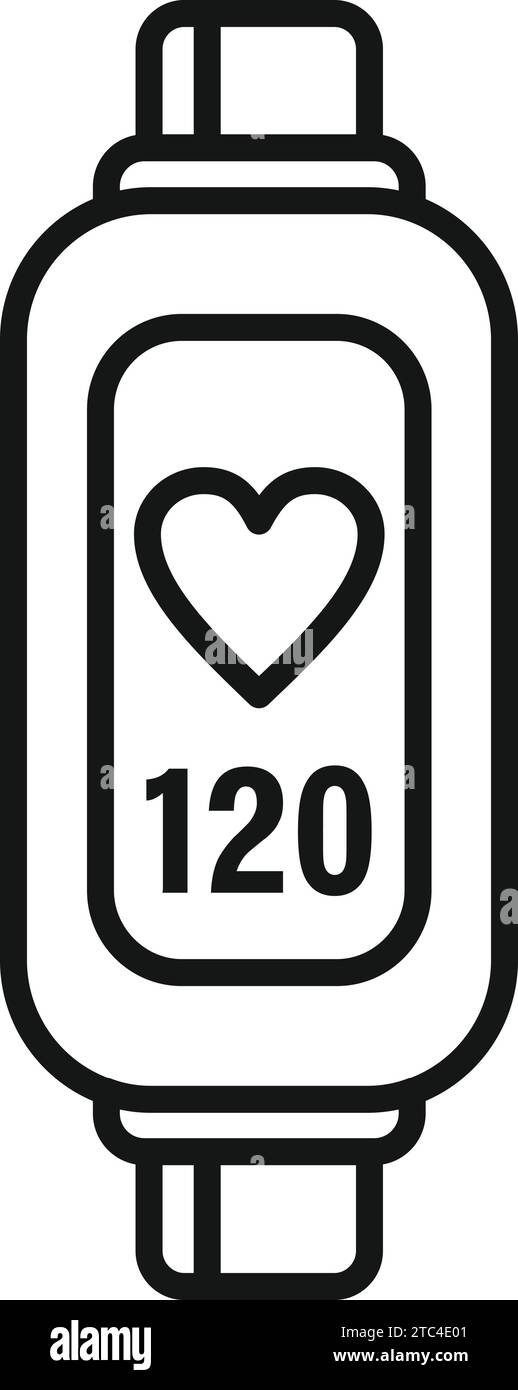 Fitbit icon vector Black and White Stock Photos & Images - Alamy