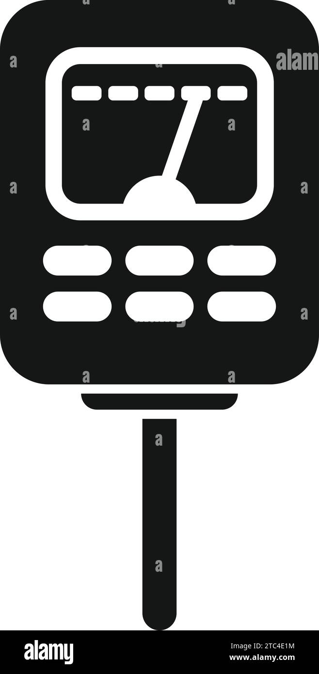 Garden ph meter icon simple vector. Probe test kit. Chemistry food ...