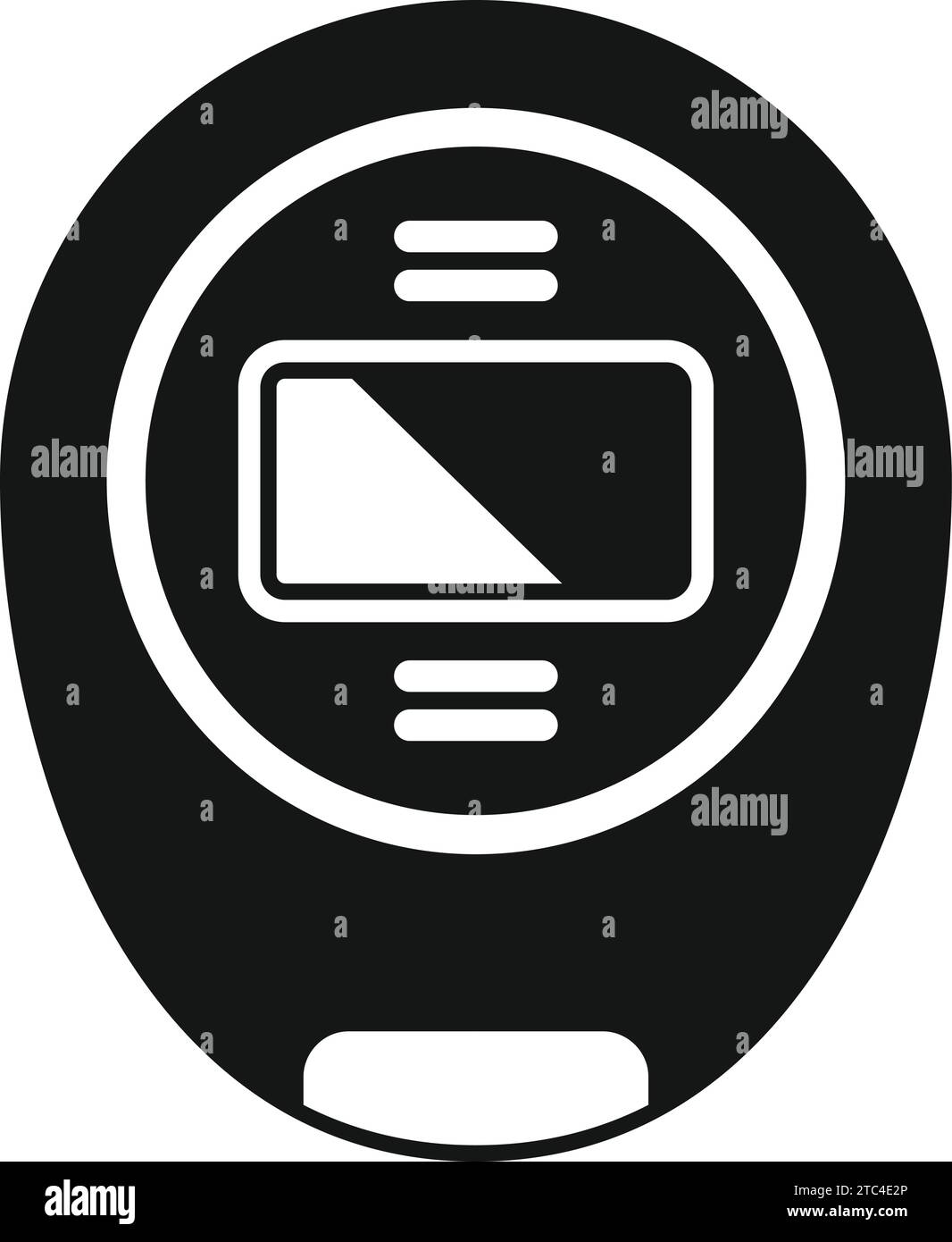 Fitbit icon vector Black and White Stock Photos & Images - Alamy