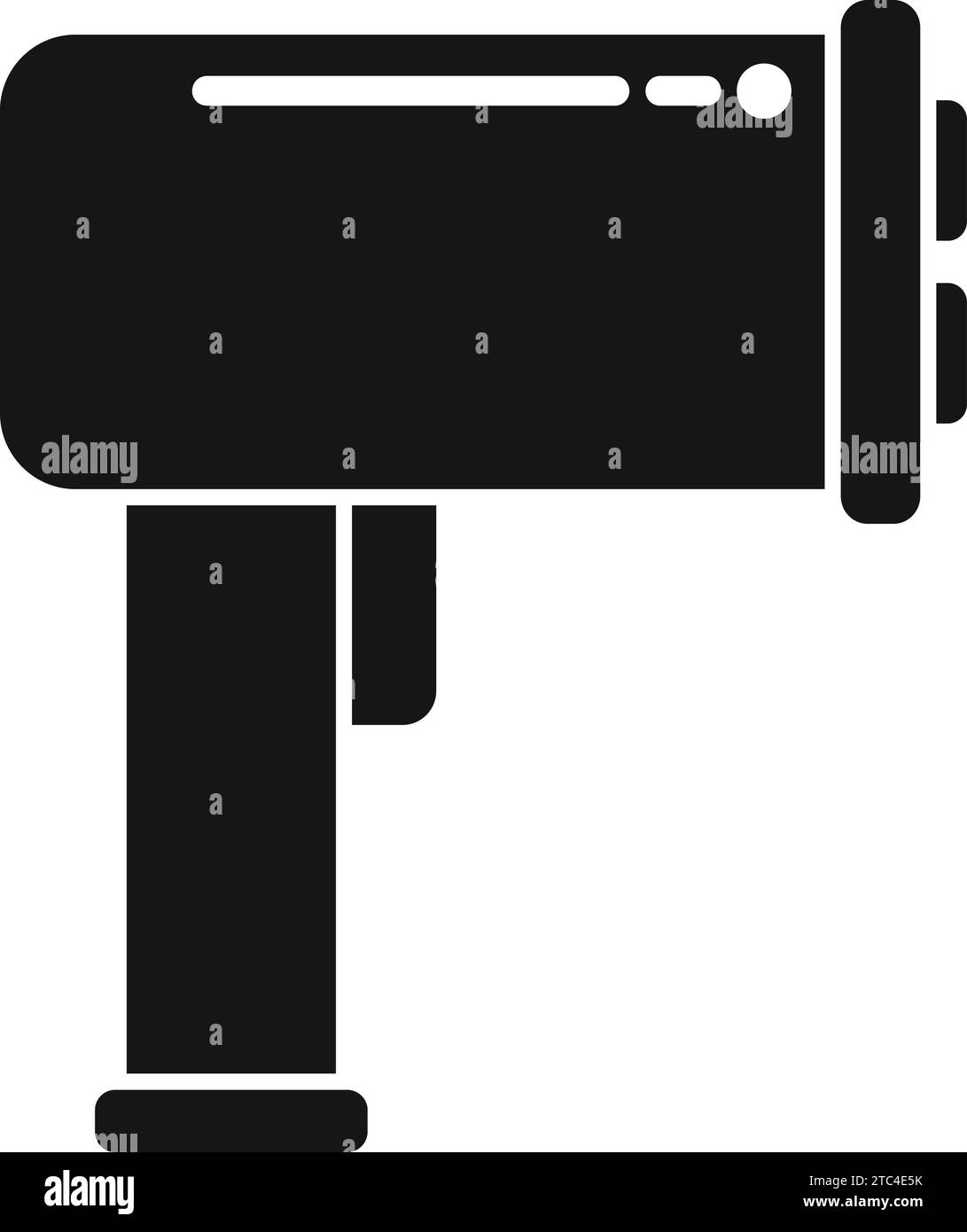 Cam speed radar icon simple vector. Office traffic cam. Vehicle gun ...