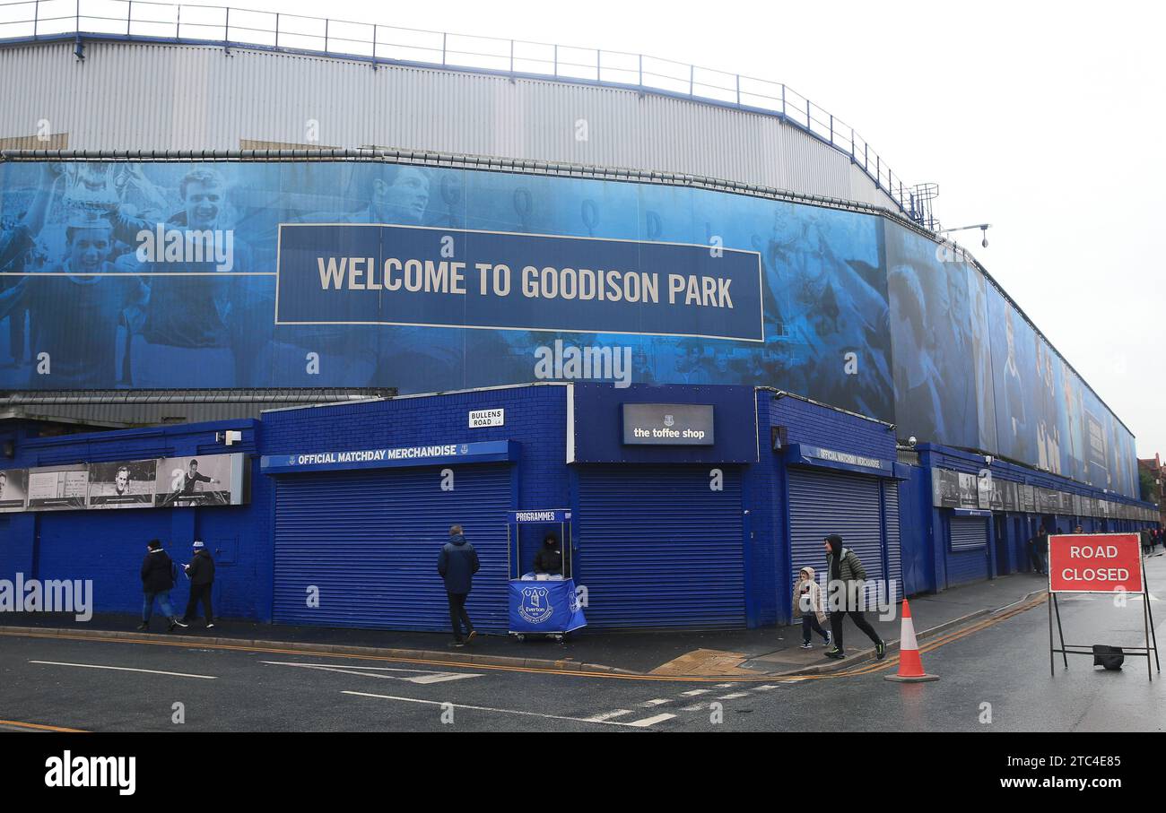 Goodison Park, Liverpool, UK. 10th Dec, 2023. Premier League Football ...