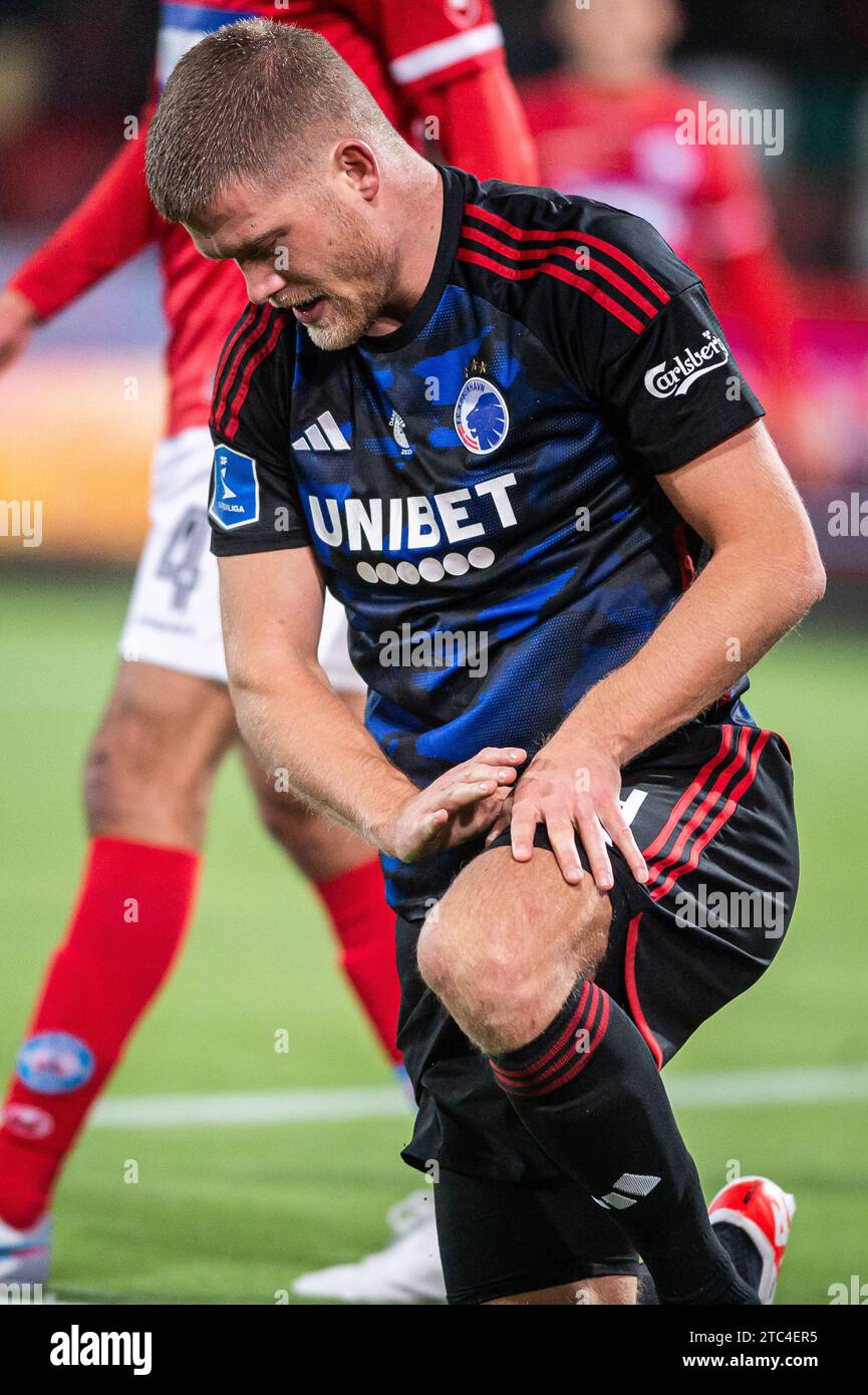 Silkeborg, Denmark. 09th, December 2023. Andreas Cornelius (14) of FC Copenhagen seen during the ...
