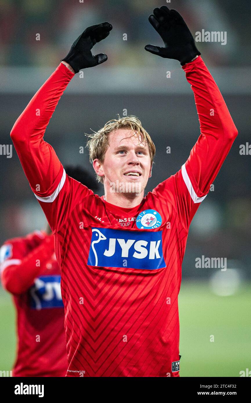 Silkeborg, Denmark. 09th, December 2023. Tonni Adamsen of Silkeborg IF ...