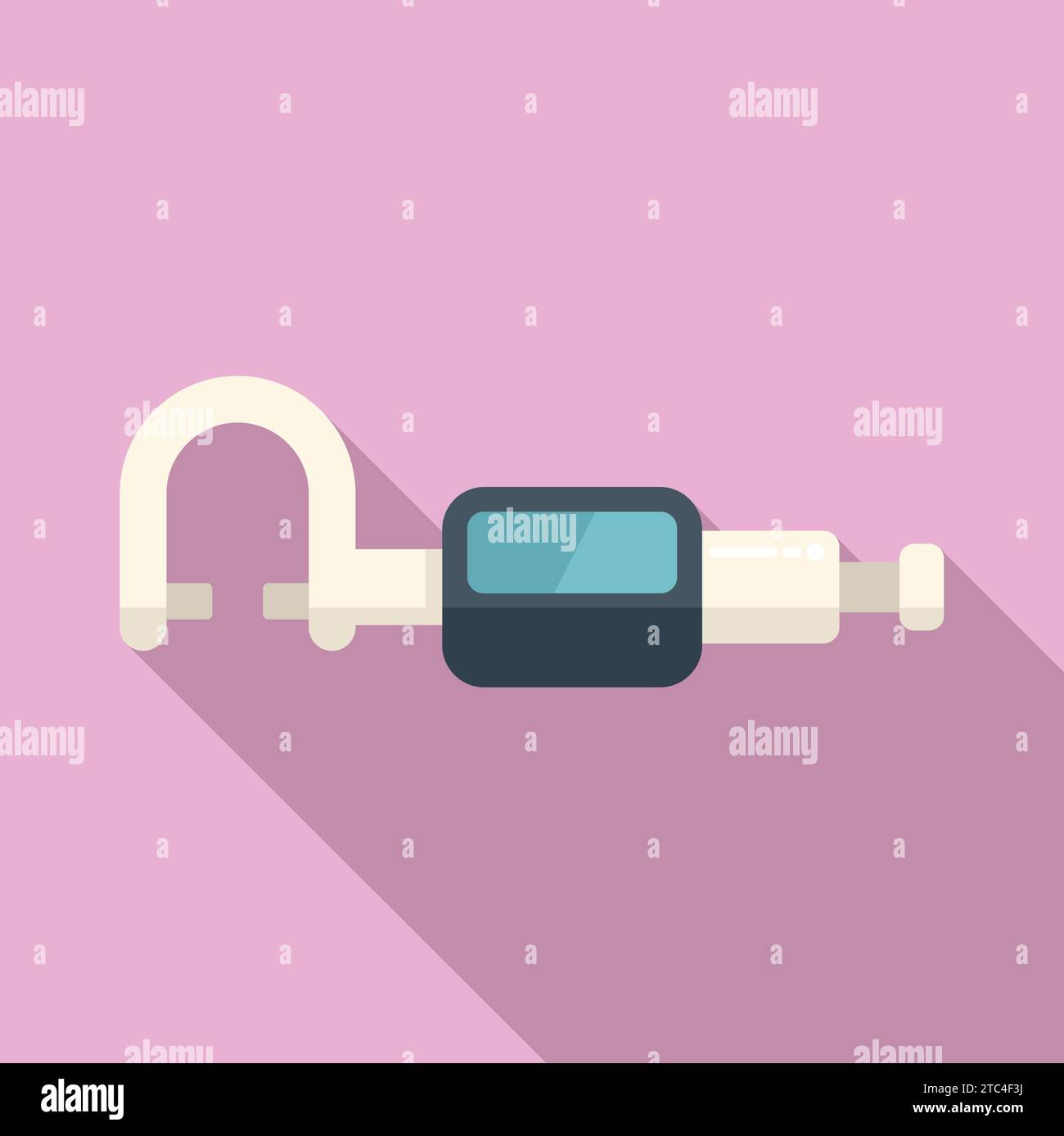 Scale accuracy micrometer icon flat vector. Digital device. Scale number Stock Vector Image ...