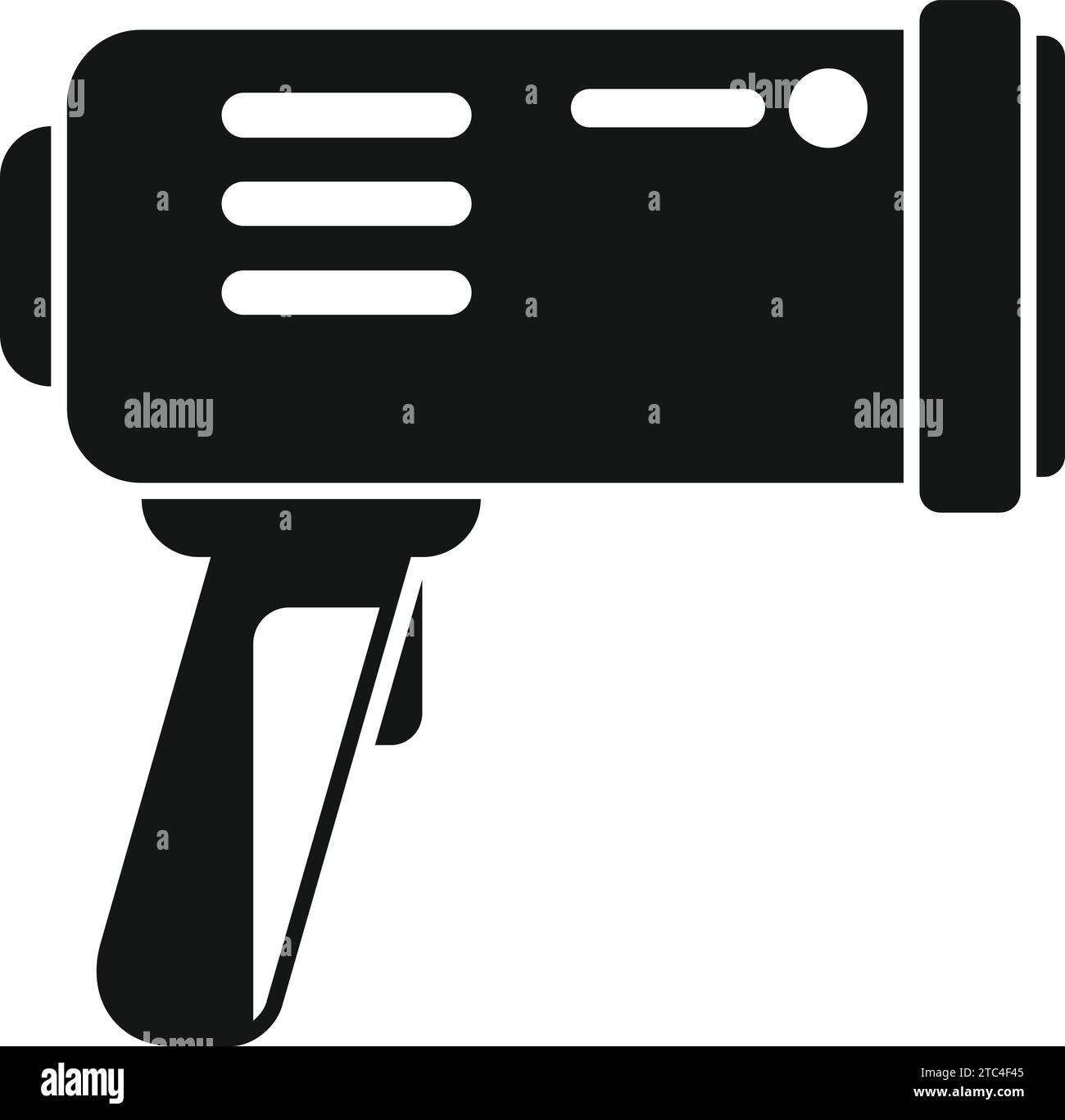 City speed radar icon simple vector. Anti speed limit. Tool security ...