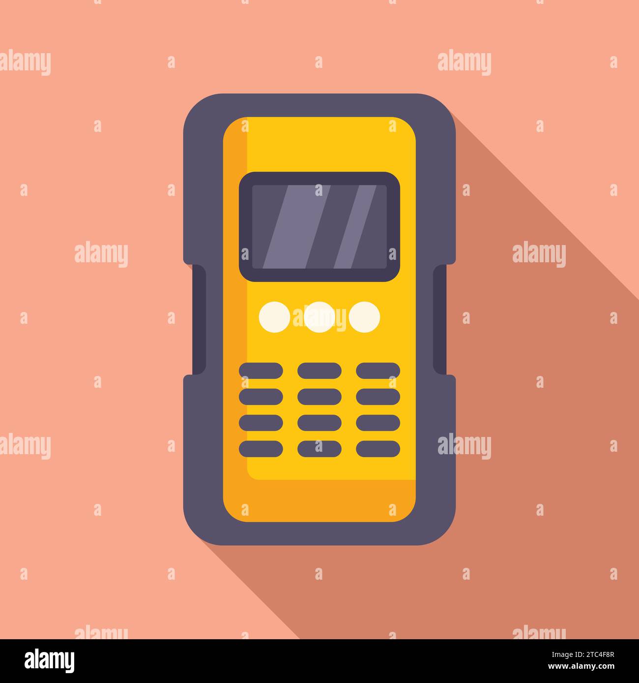 Modern laser meter icon flat vector. Tool device system. Units sensor Stock Vector Image & Art ...