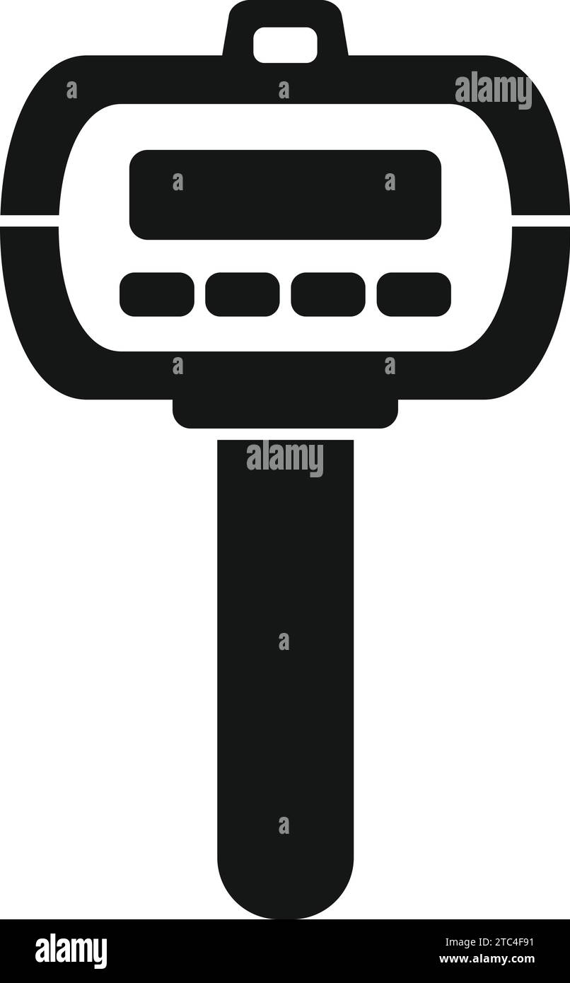 Traffic speed radar icon simple vector. Vehicle tool limit. Flash gun ...