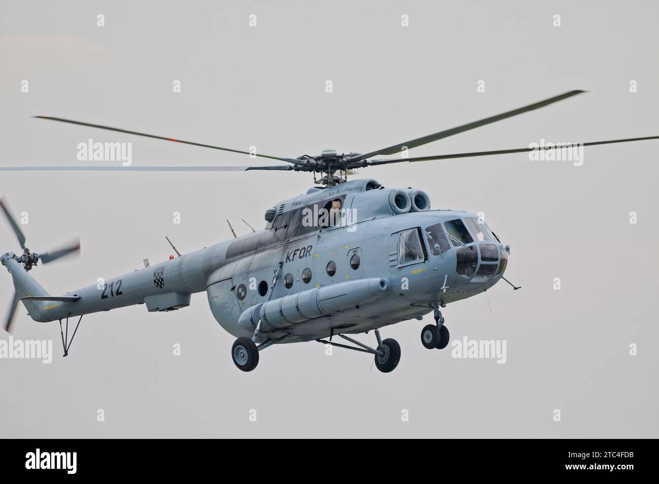Croatian Army Mil Mi-8 Helicopter in Flight at Varazdin Air Show Stock ...