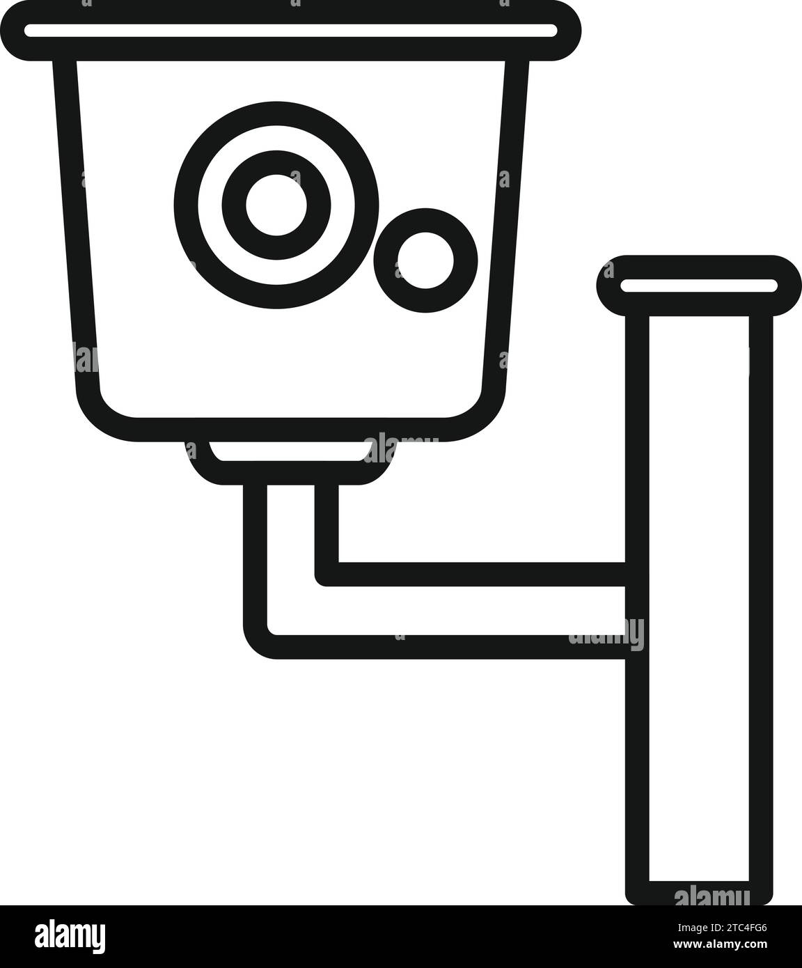 Radar security camera equipment Stock Vector Images - Alamy