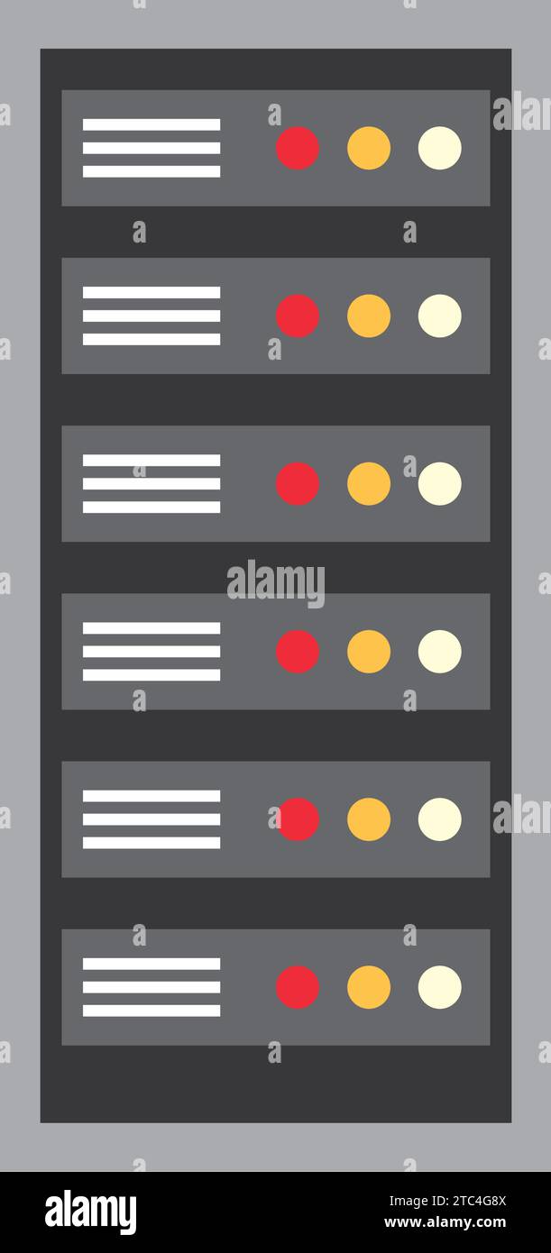 database server tower illustration Stock Vector Image & Art - Alamy