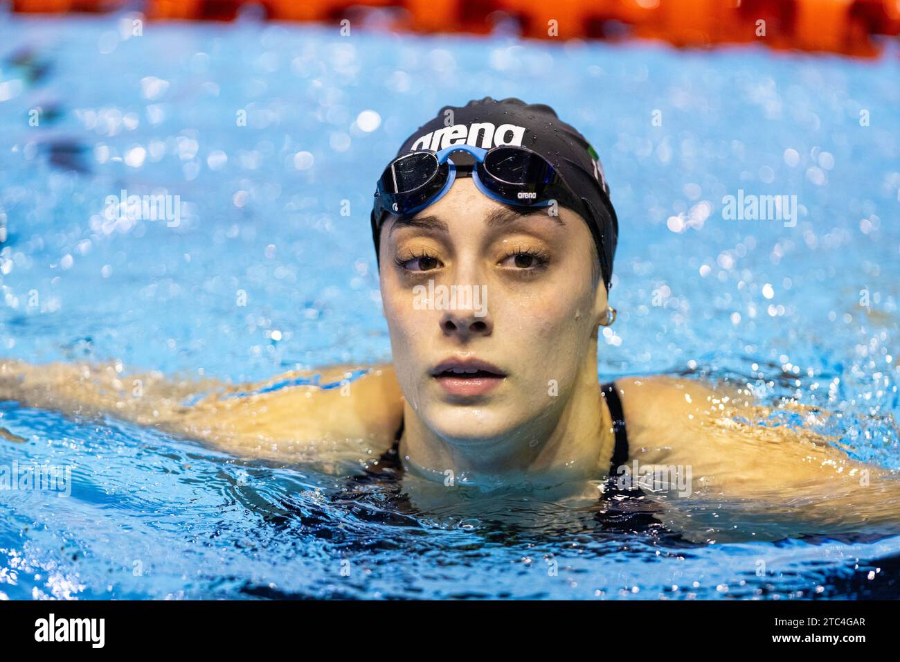 Nocentini Jasmine of Italy after getting third place during Women's 50m ...