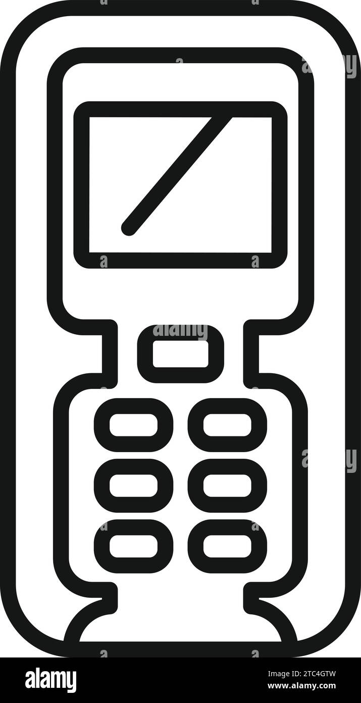 Land laser meter icon outline vector. Tool device system. Modern tool ...