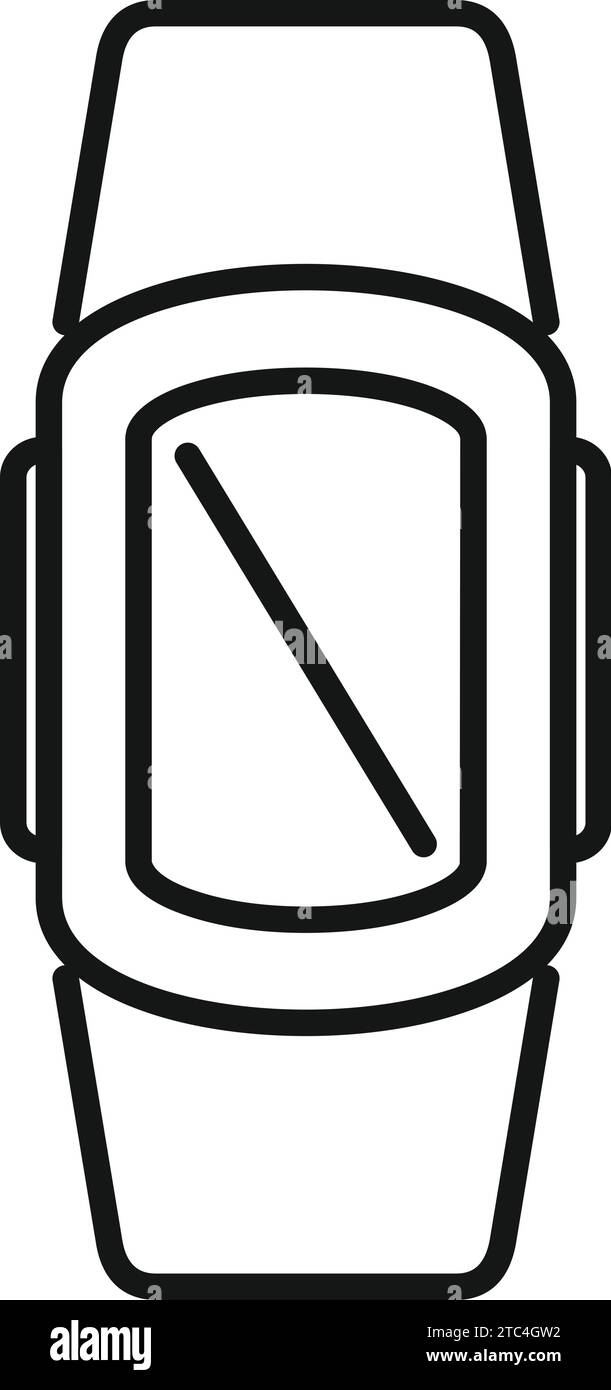 Fitbit icon vector Black and White Stock Photos & Images - Alamy