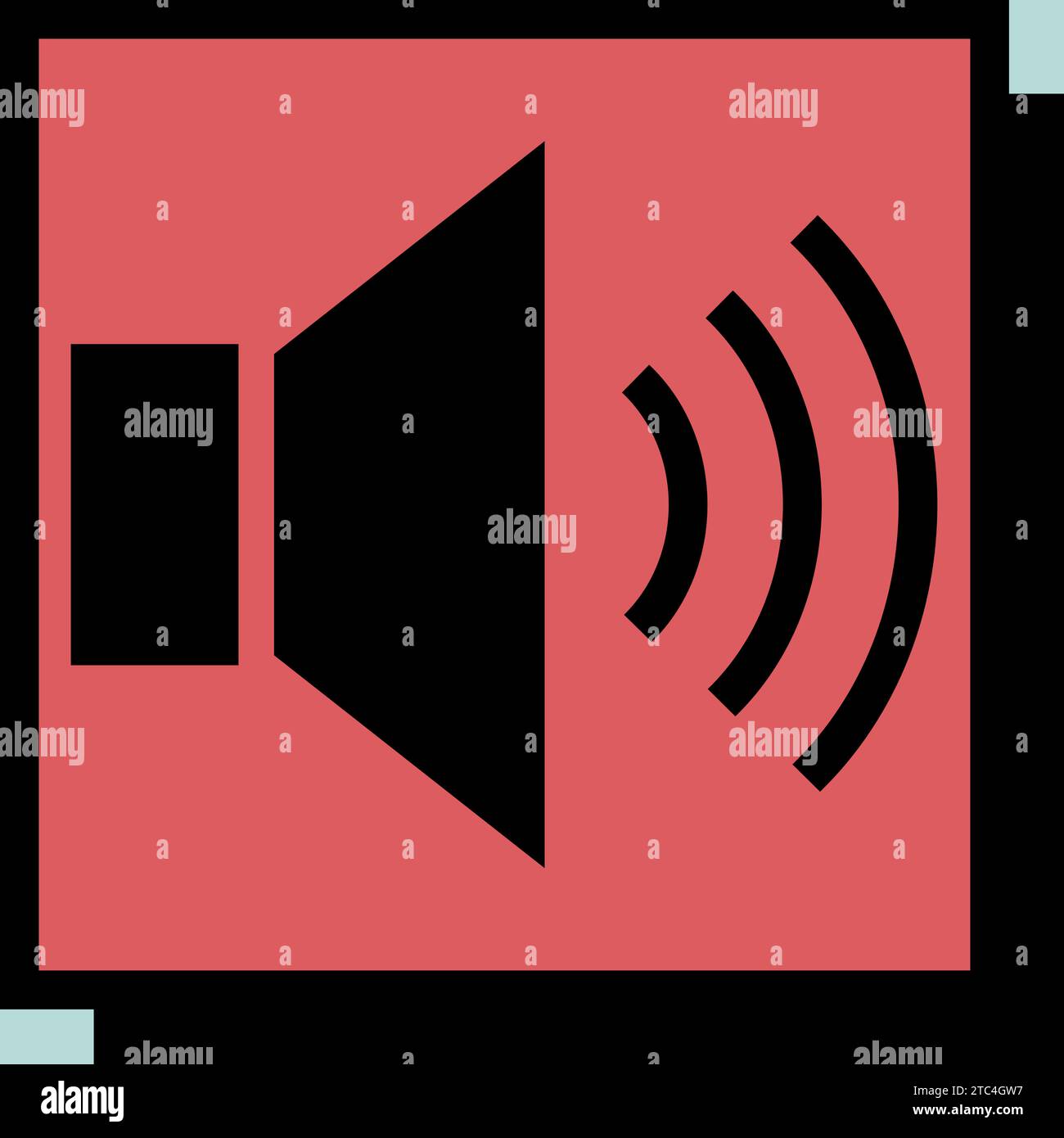Max volume high vector neo-brutalism icon. Graph symbol for music and ...