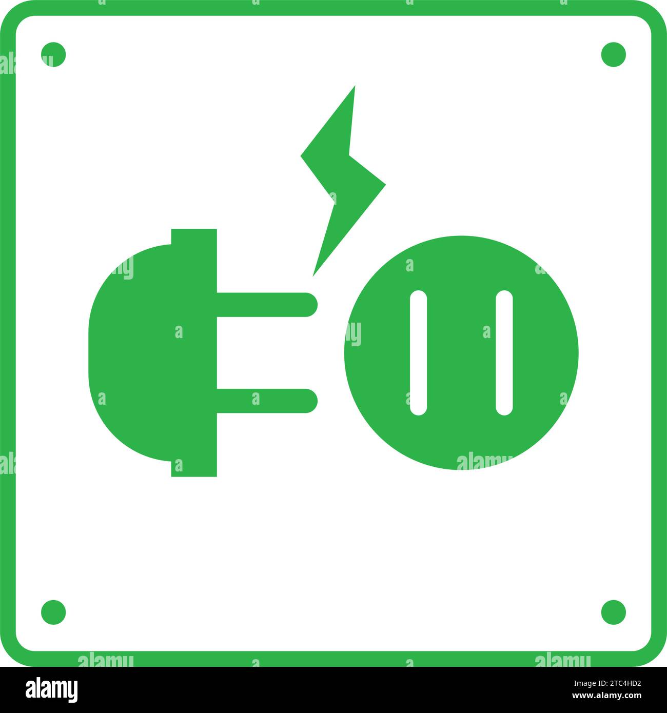earthquake icon signal of disconnect electronic devices Stock Vector ...