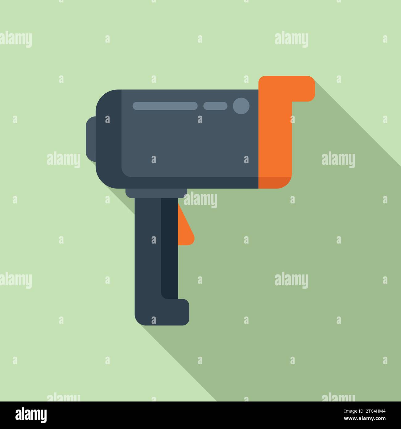 Street speed radar icon flat vector. Vehicle speed limit. Police cam ...