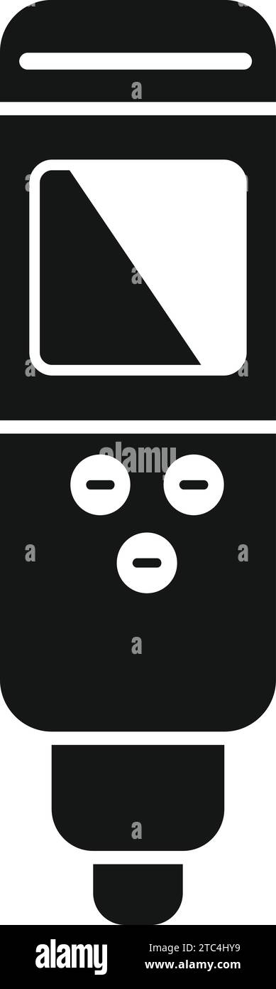 Laboratory ph meter icon simple vector. Soil measure kit. Experiment ...