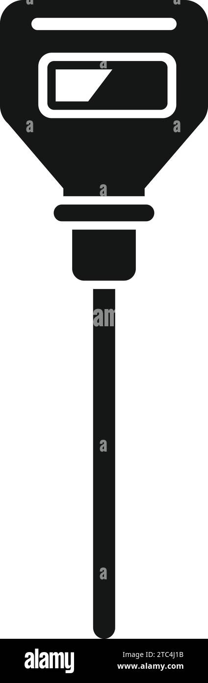 Sensor device ph icon simple vector. Level ph meter. Laboratory measure ...