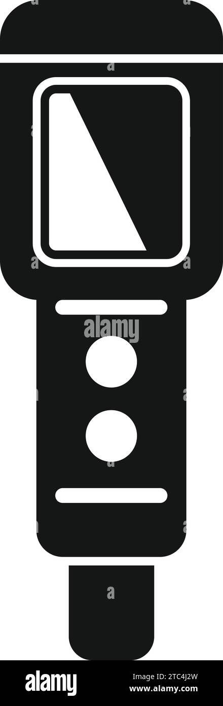 Ph meter experiment icon simple vector. Medical solution. Clinical ...