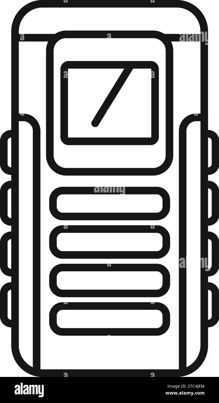 Water deep electronic icon outline vector. Diagnostic screen electric ...