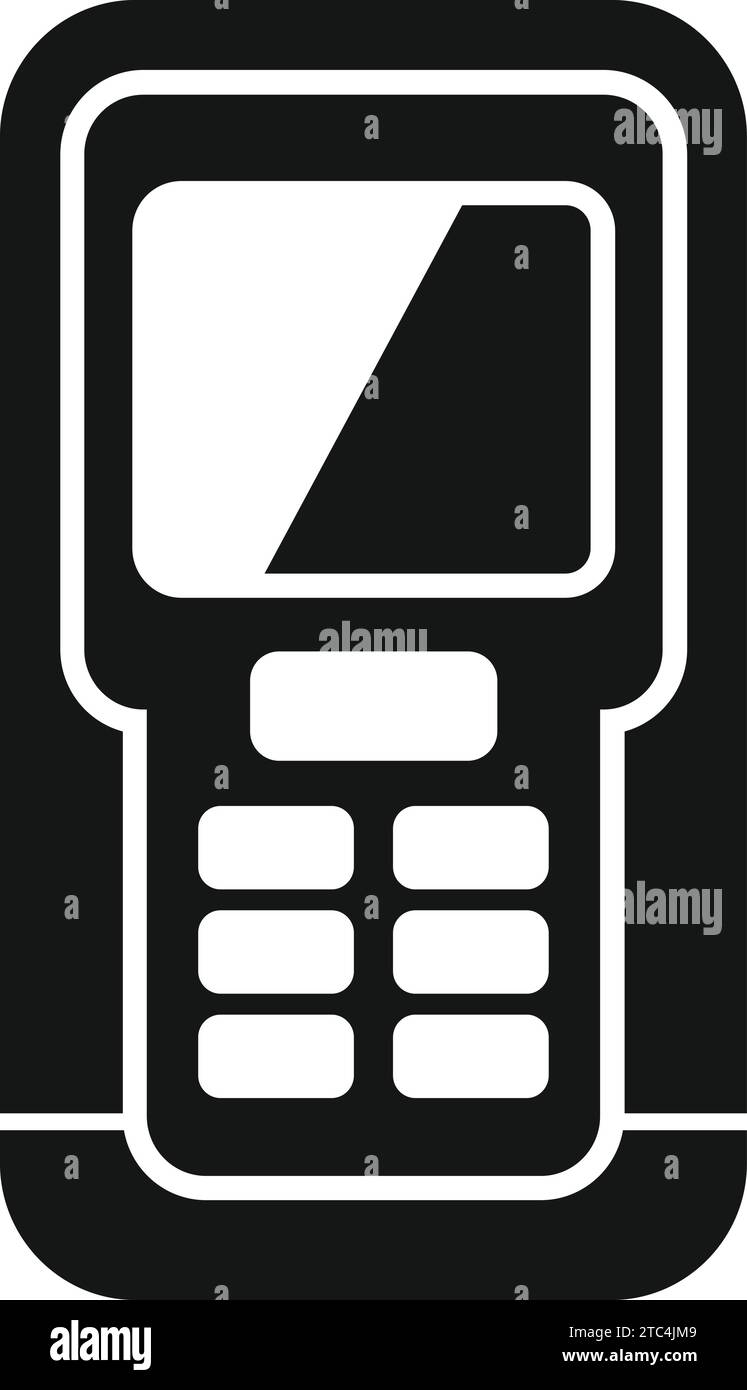 Housing laser meter icon simple vector. Diagnostic screen tool ...