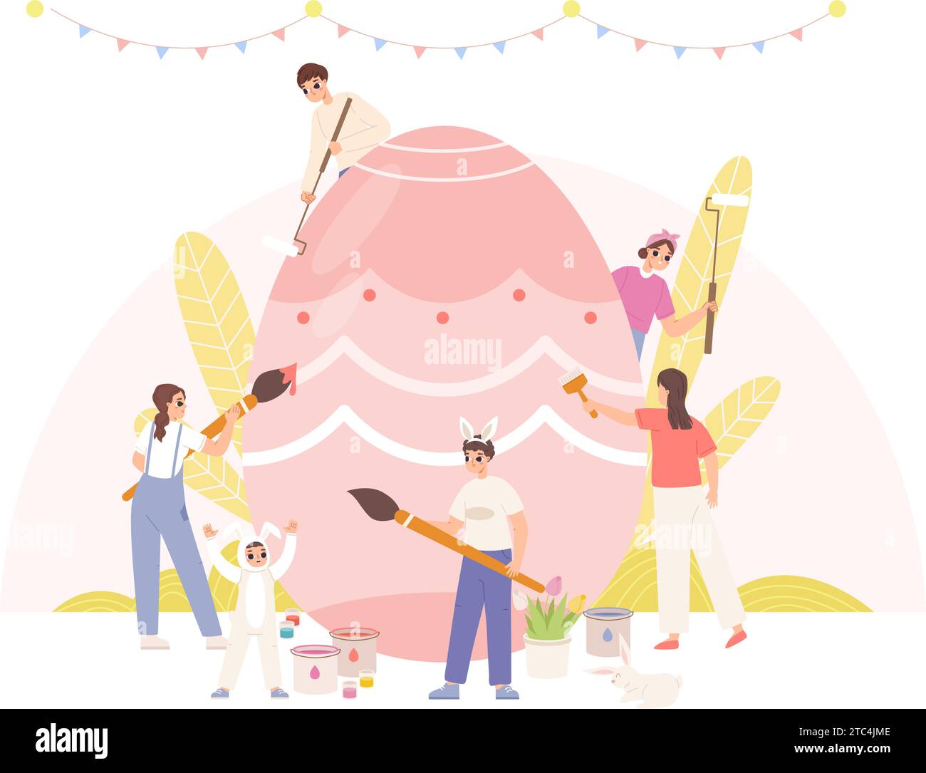 Prepare paint Stock Vector Images - Alamy