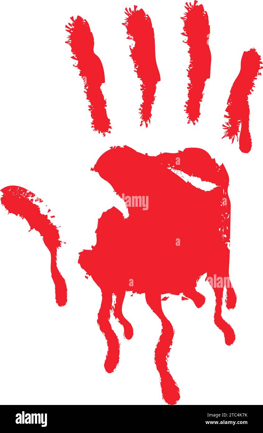 red hand day design of red hand Stock Vector Image & Art - Alamy