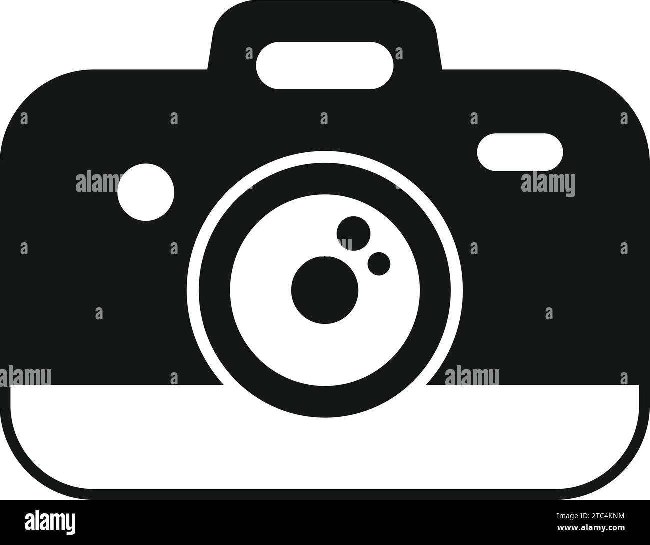 Camera campsite icon simple vector. Nature photo outdoor. Camp tourist ...