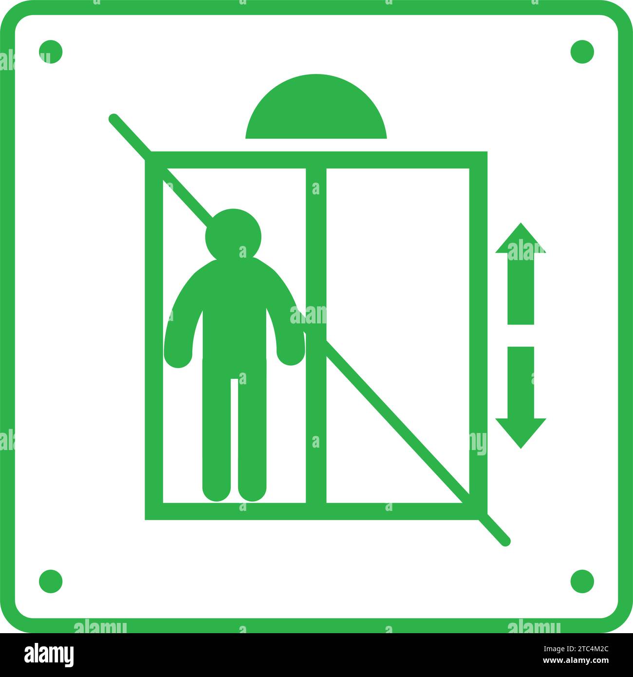 earthquake icon signal of do not use the elevator Stock Vector Image ...