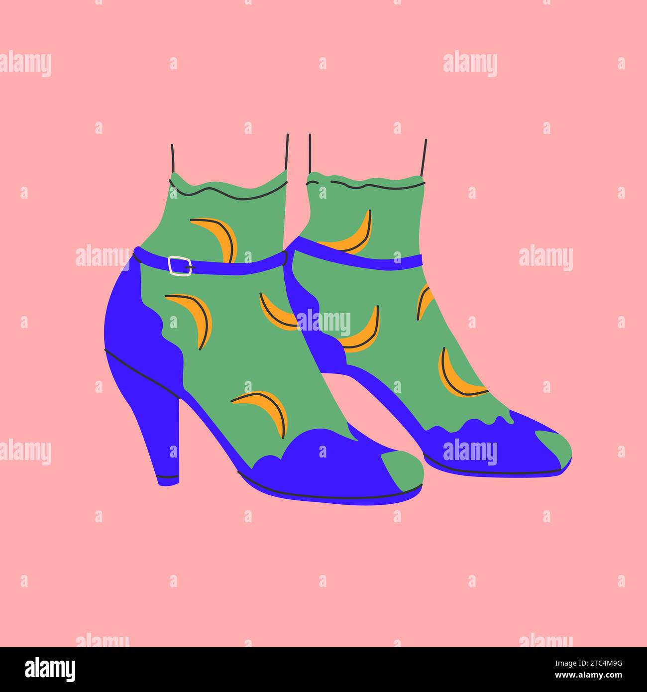 Socks not isolated not shoes not boots Stock Vector Images - Alamy