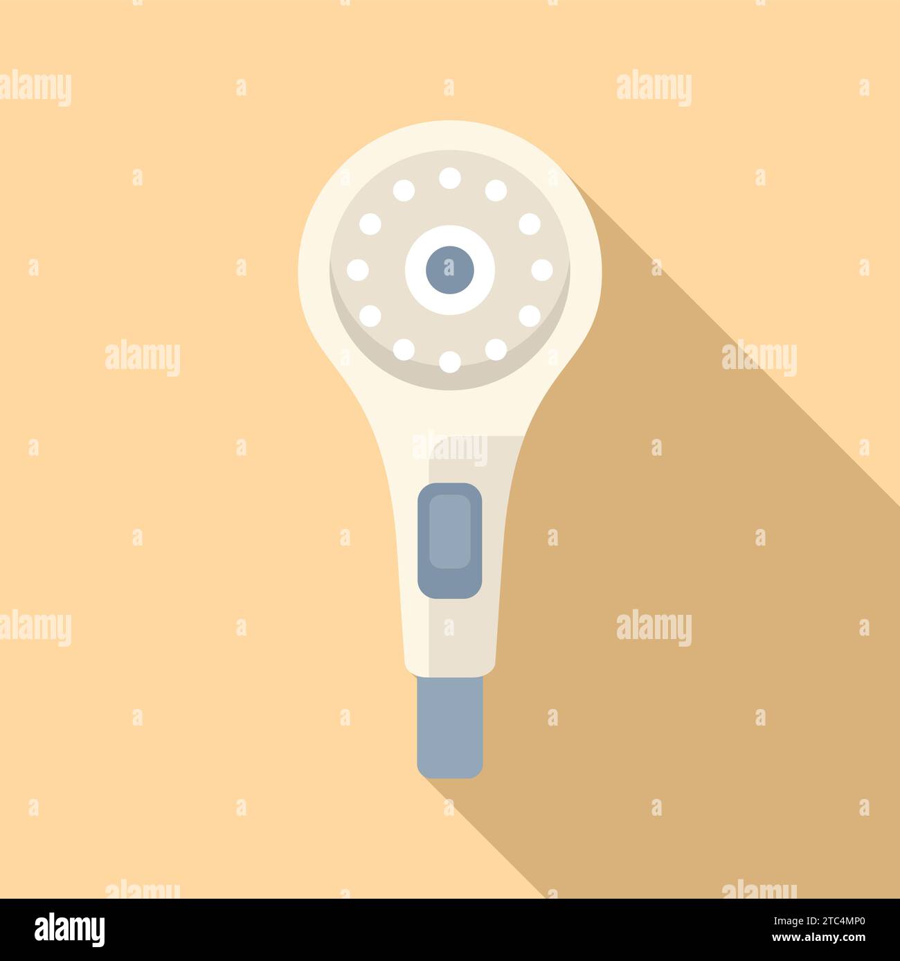 Spray washer head icon flat vector. Shower head. Sign room spray Stock ...