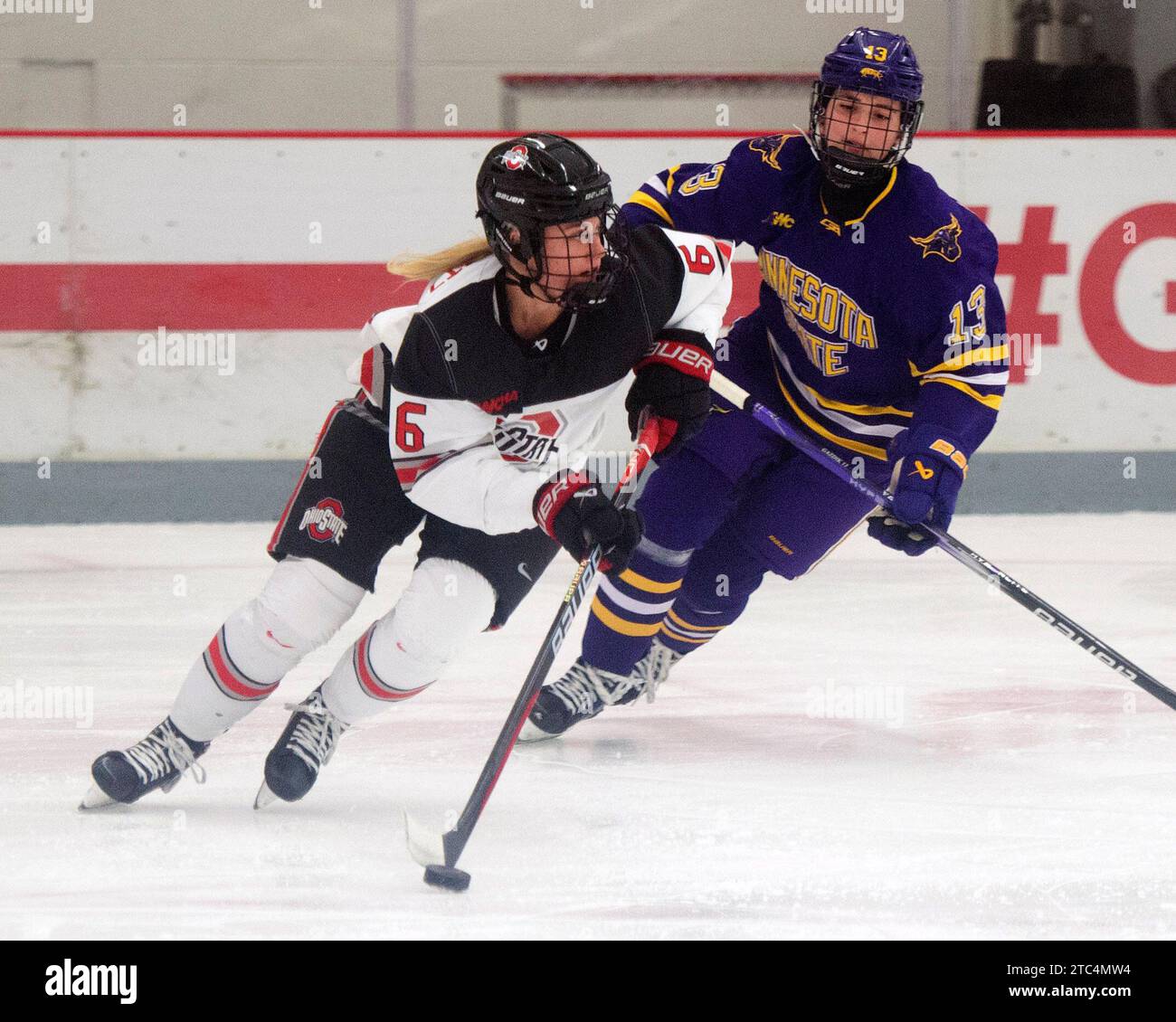 December 10, 2023: Ohio State Buckeyes defenseman Hadley Hartmetz (6 ...