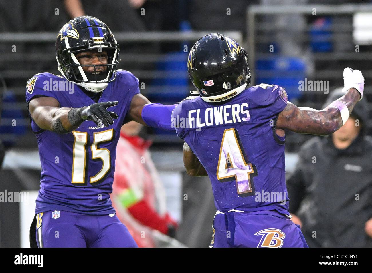 Baltimore, United States. 10th Dec, 2023. Baltimore Ravens wide ...