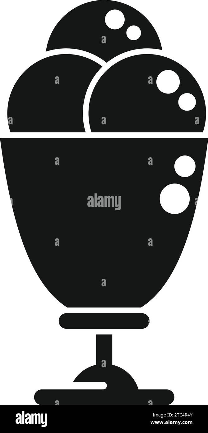 Gelato fruit sorbet icon simple vector. Ice cream soft. Frozen summer ...