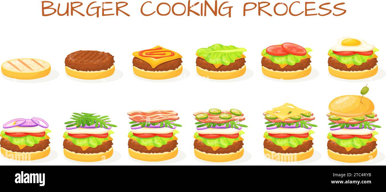 Neat burger Cut Out Stock Images & Pictures - Alamy