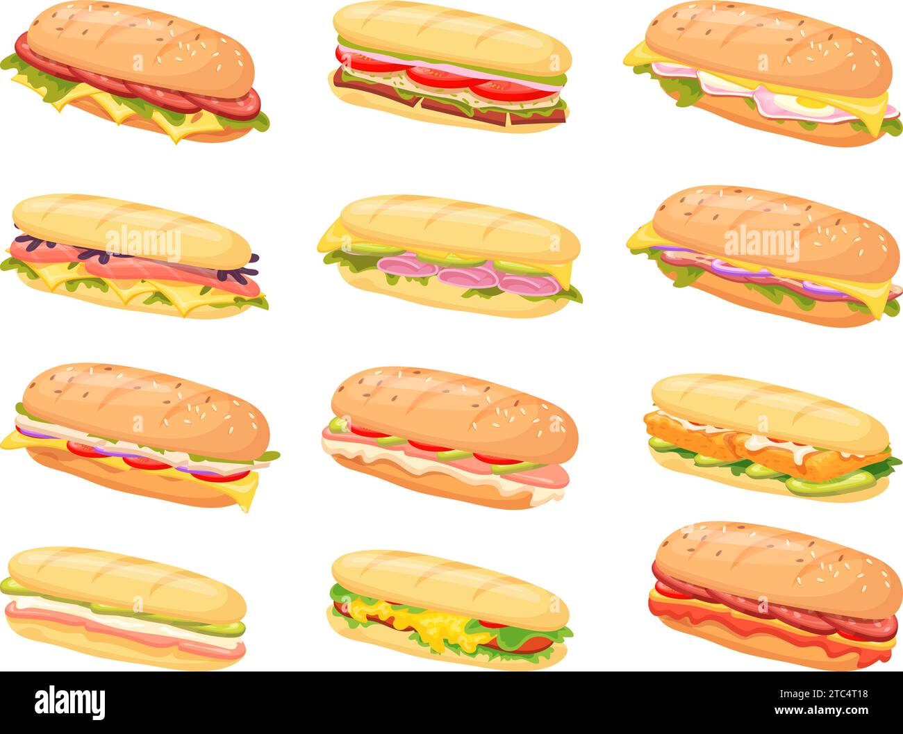 Sliced turkey burger Stock Vector Images - Alamy