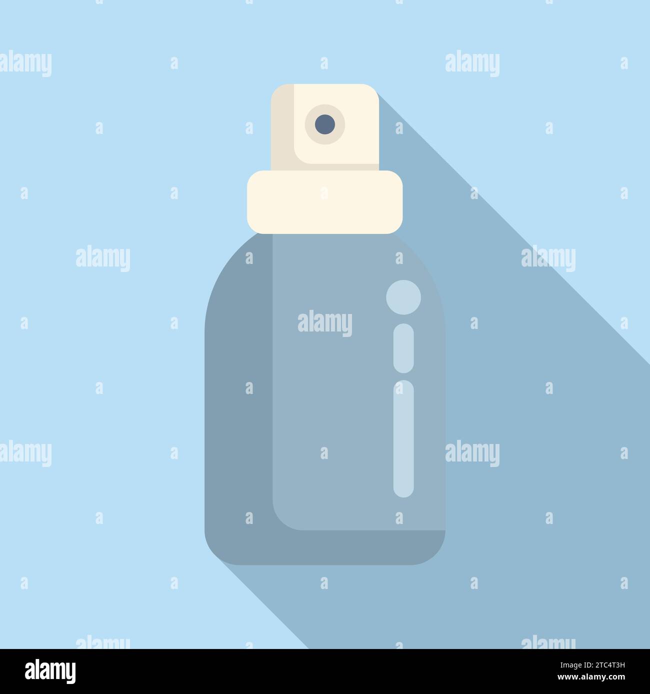 Portable sprayer icon flat vector. Water gun clean. Paint detergent ...