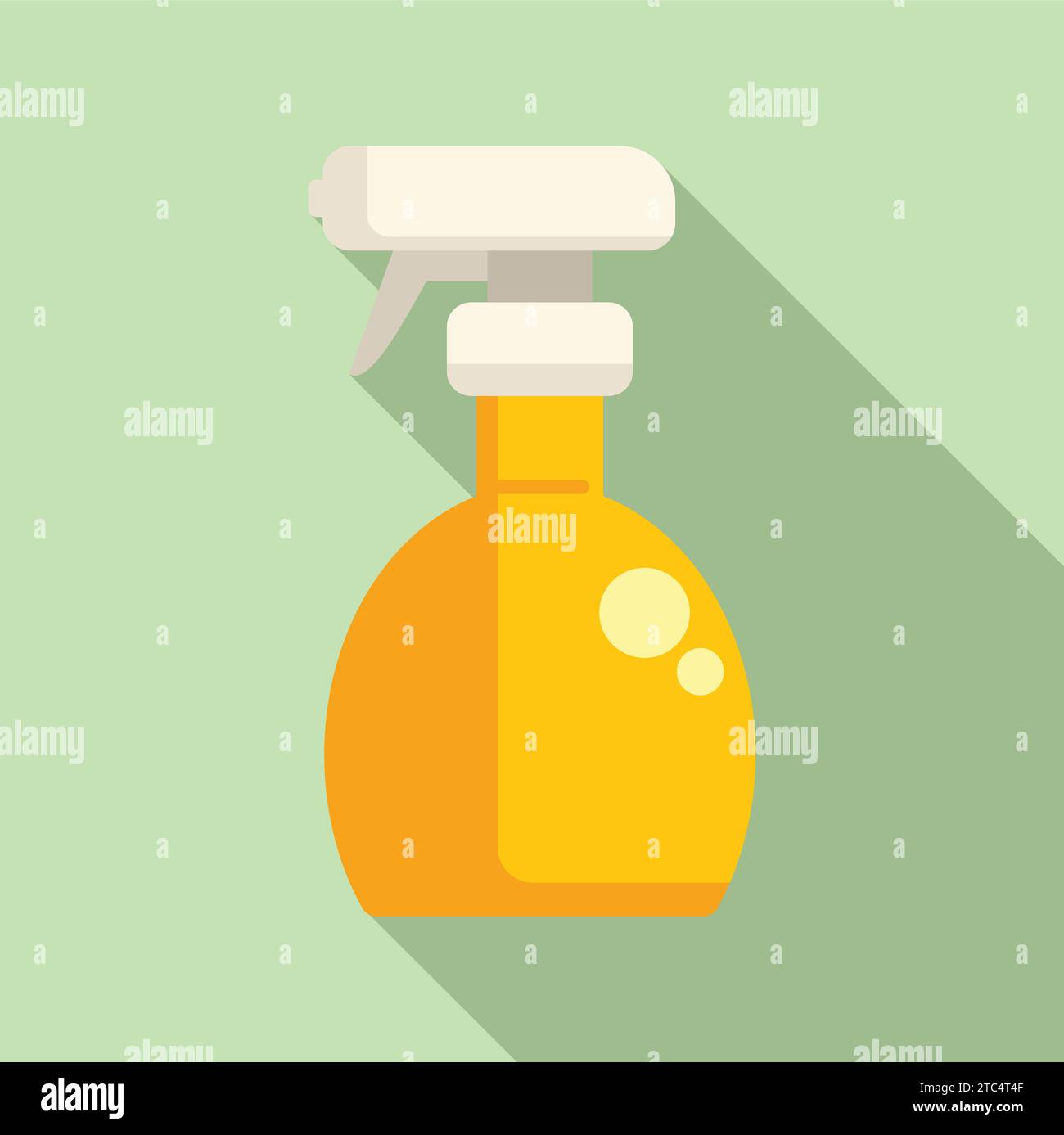 Sprayer bottle atomizer icon flat vector. Water gun. Deodorant nozzle ...