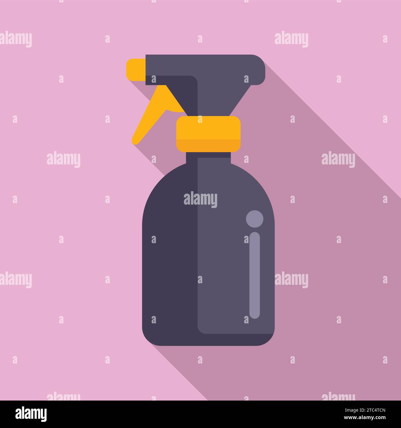 Gear water spray icon flat vector. Container can safe. Sprayer bottle Stock Vector Image & Art ...