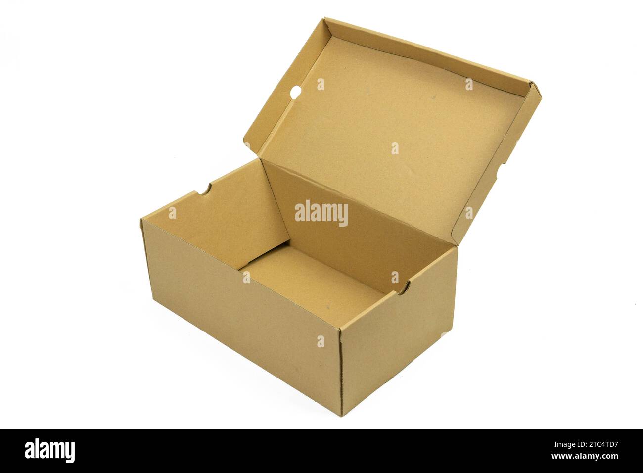 Cardboard box isolated on white background Stock Photo - Alamy