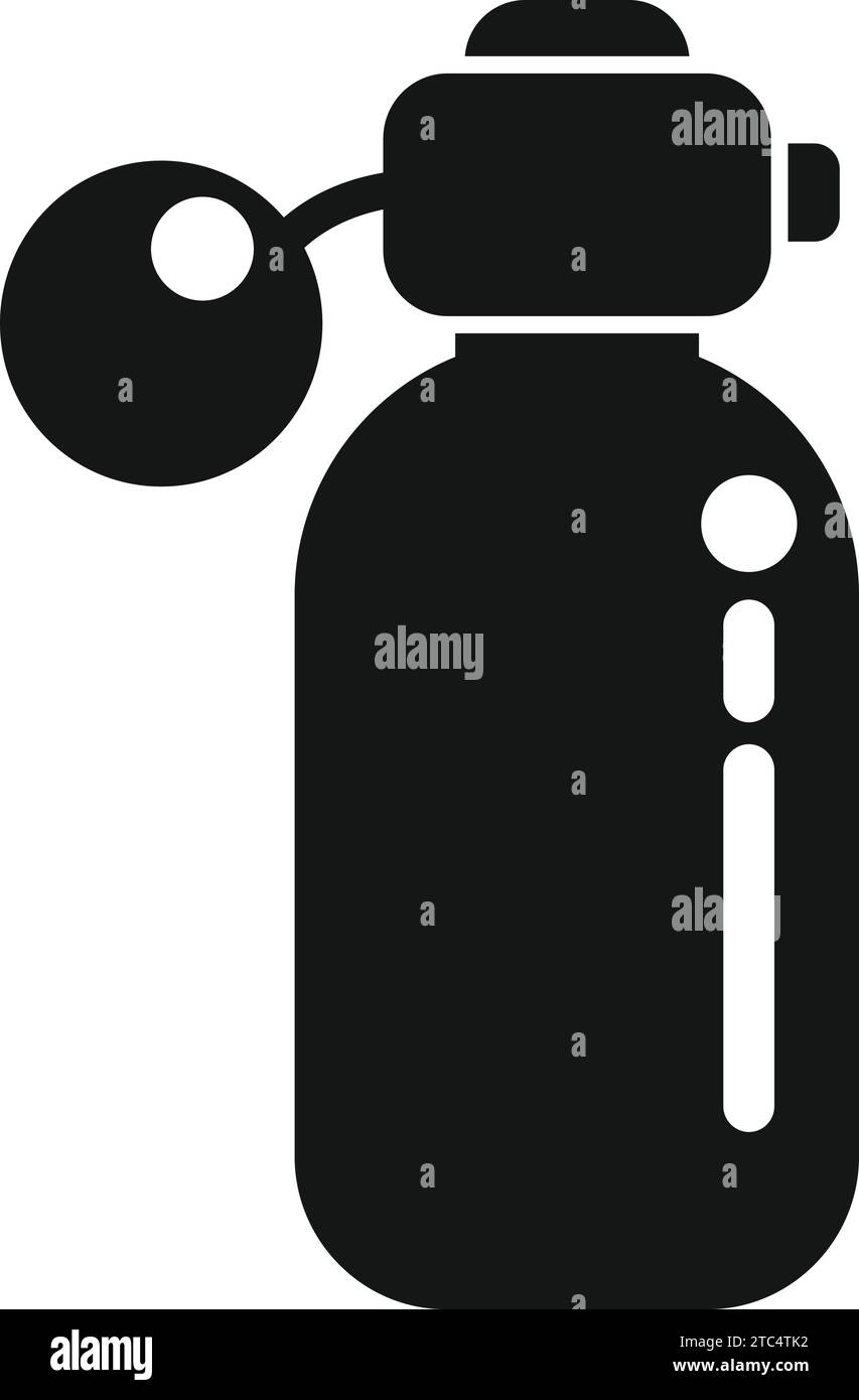 Perfume sprayer icon simple vector. Hand wash clean. Dispenser haze ...