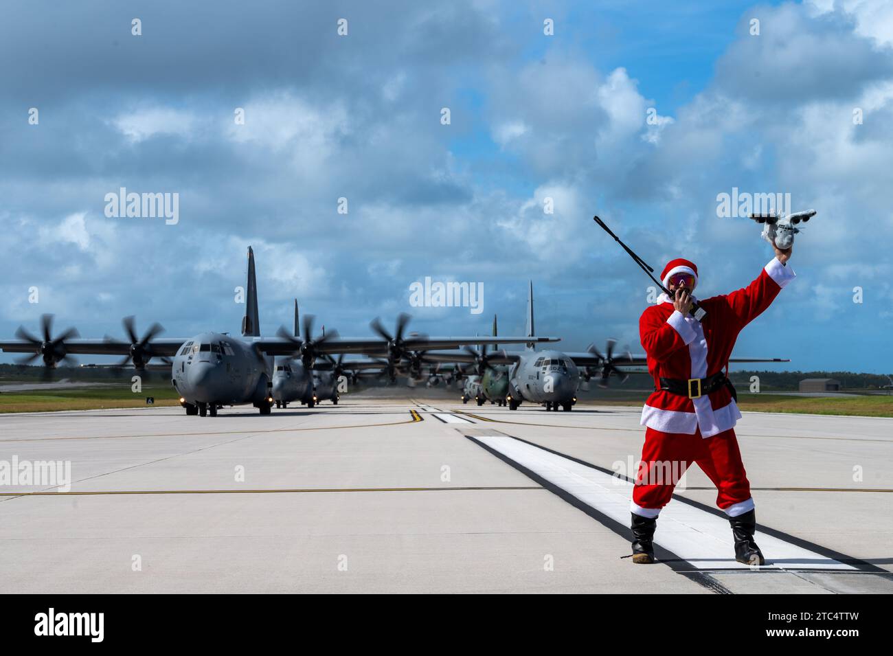 U.S. Air Force Maj. Zach “Santa Badger” Overbey, Operation Christmas ...