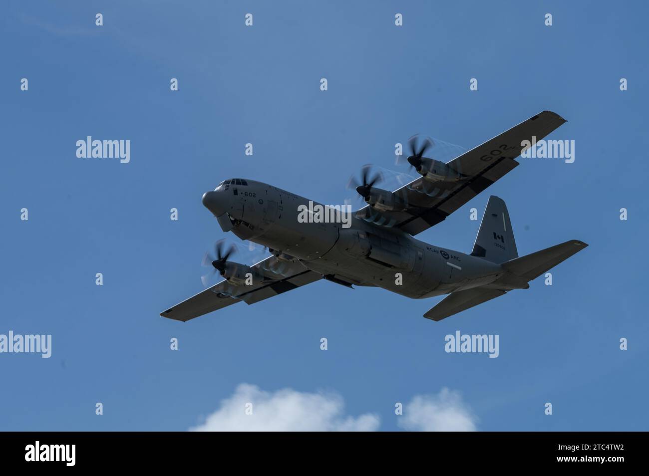 A Royal Canadian Air Force (RCAF) C-130J Super Hercules assigned to the ...