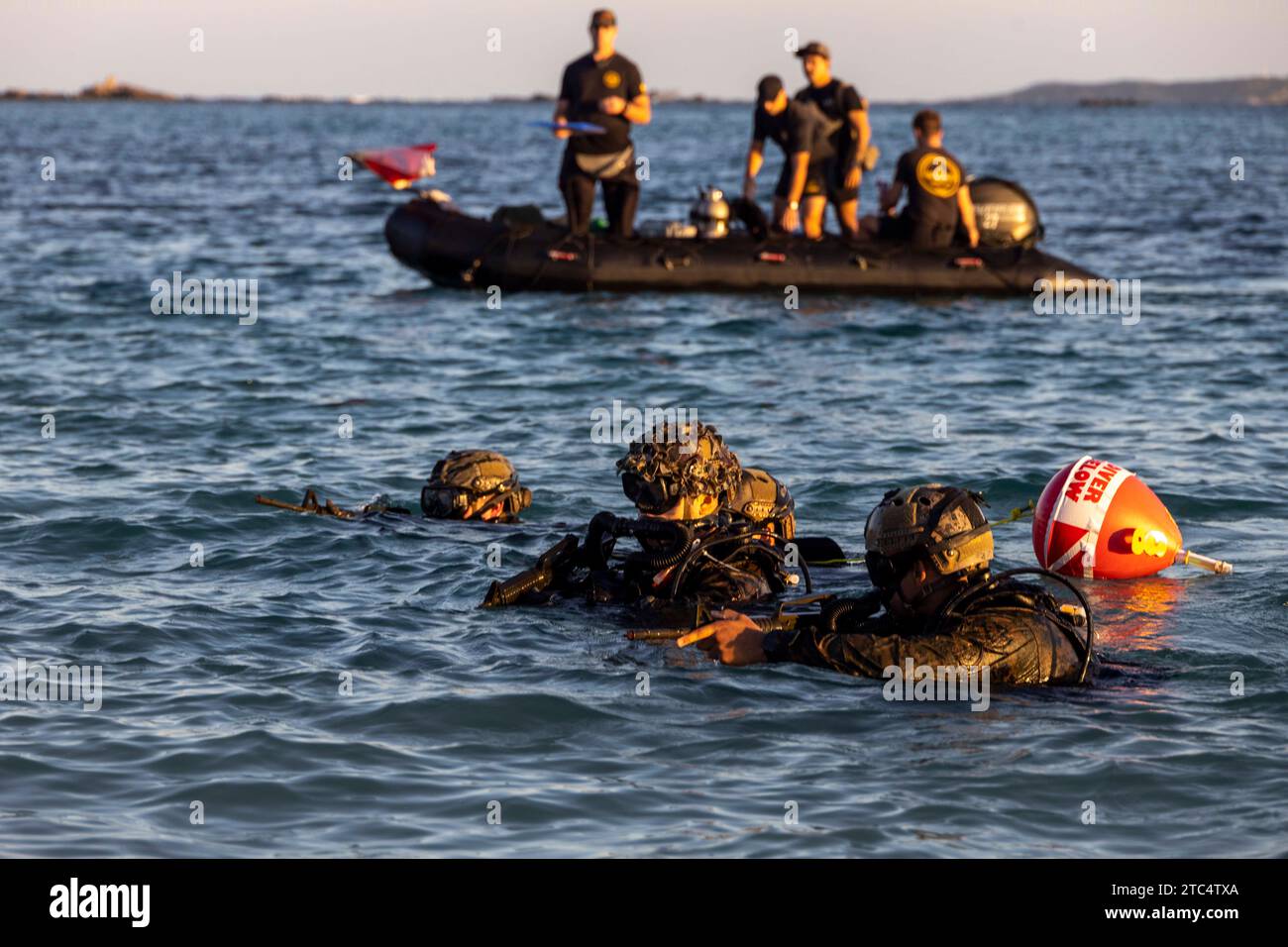 U.S. Marines with the Maritime Raid Force, 31st Marine Expeditionary ...