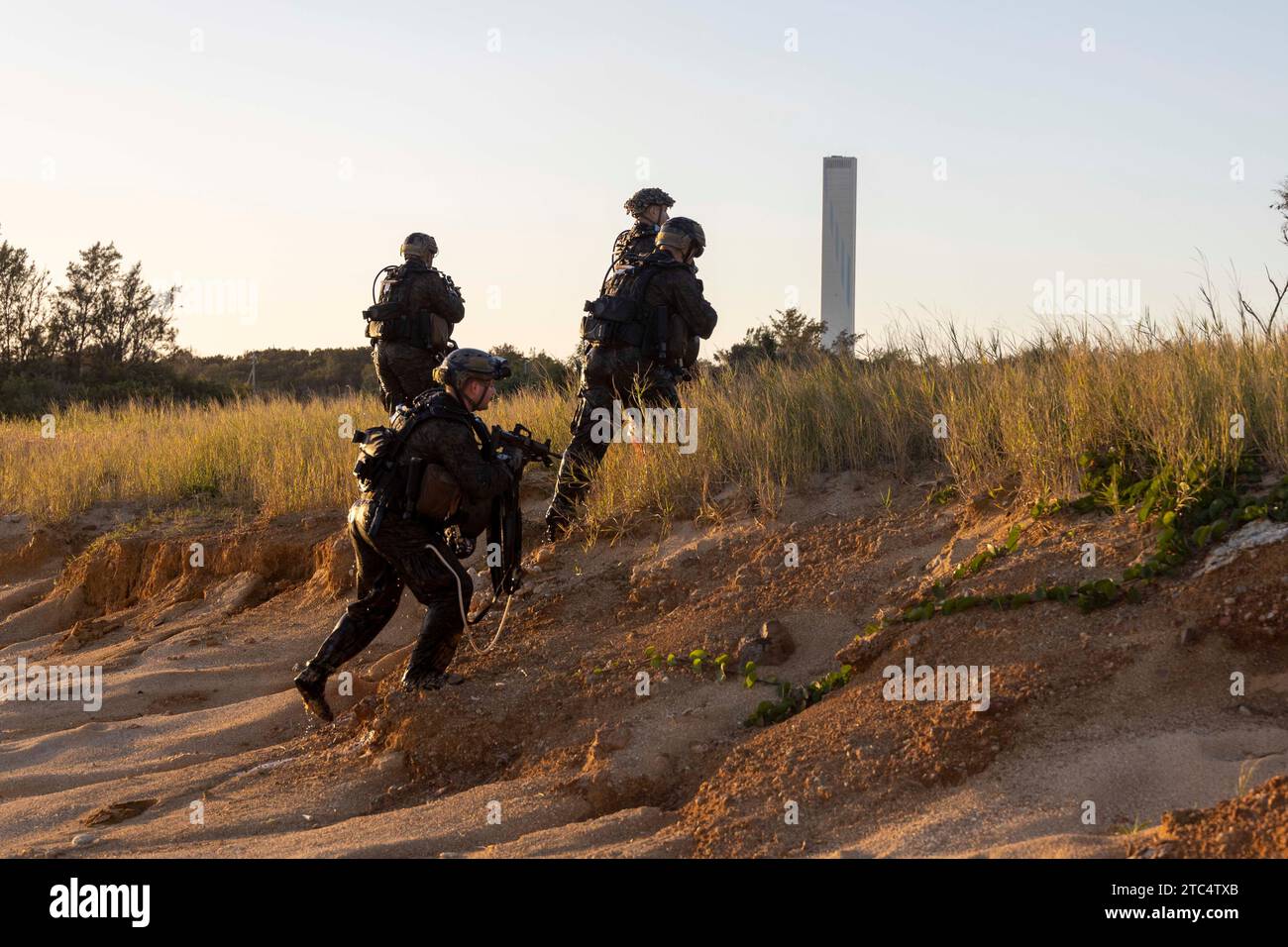 U.S. Marines with the Maritime Raid Force, 31st Marine Expeditionary ...