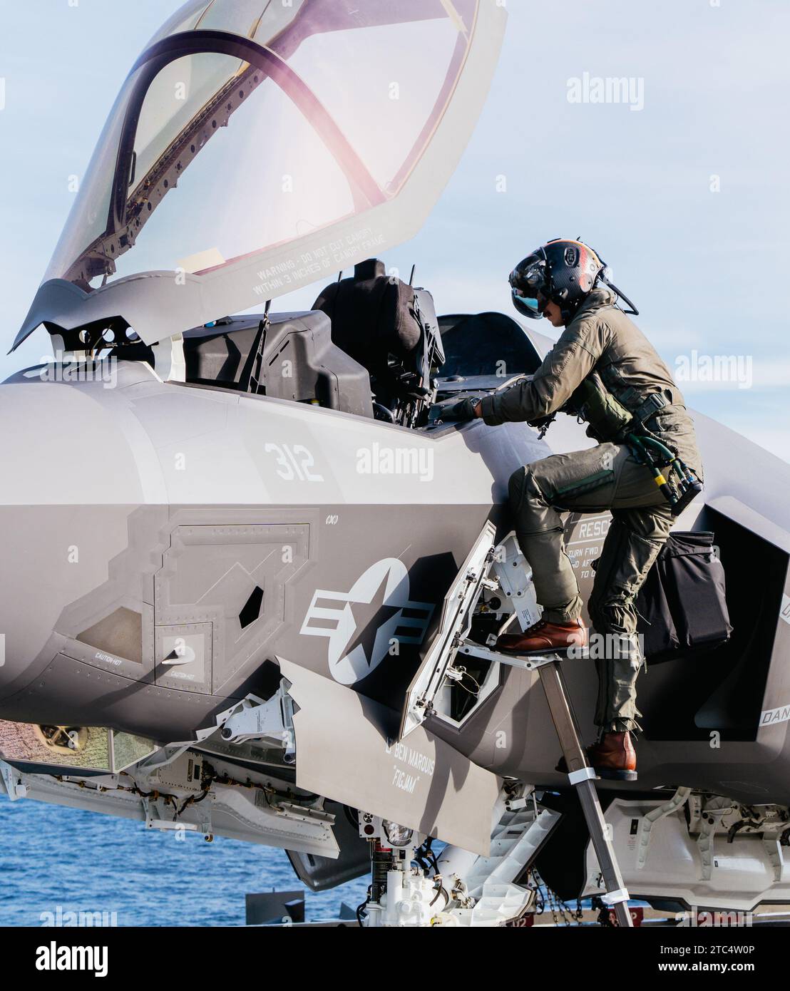 Lt. Cmdr. Martin Doerr, from Oceanside, California, the department head ...