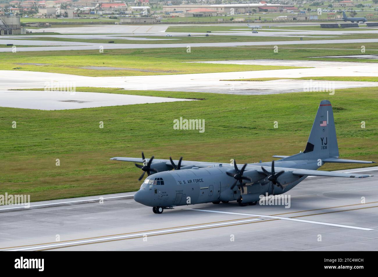 A U.S. Air Force (USAF) C-130J Super Hercules aircraft assigned to the ...