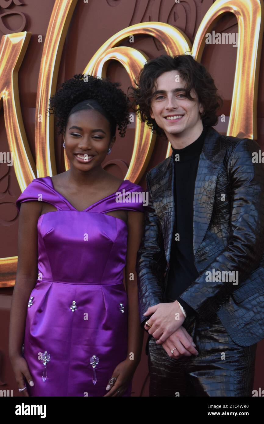 Los Angeles, California, USA 10th December 2023 Actress Calah Lane and ...