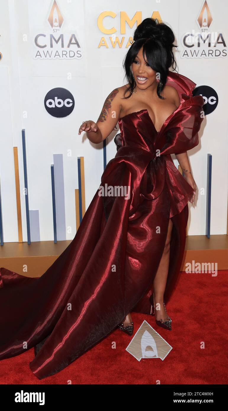 The 2023 CMA Awards at Bridgestone Arena in Nashville Tennessee, Red ...
