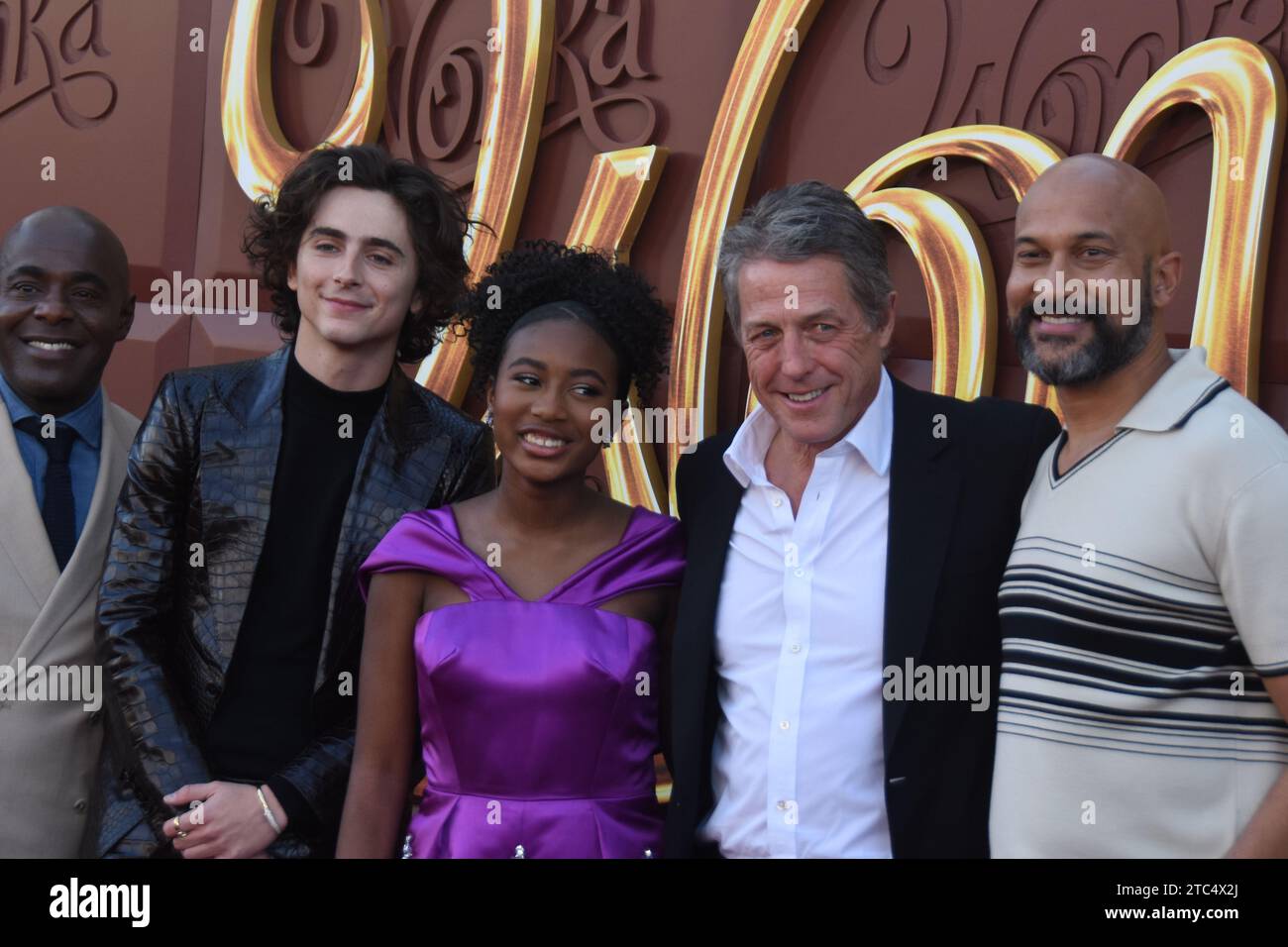 Los Angeles, California, USA 10th December 2023 Actor Timothee Chalamet, Actress Calah Lane ...